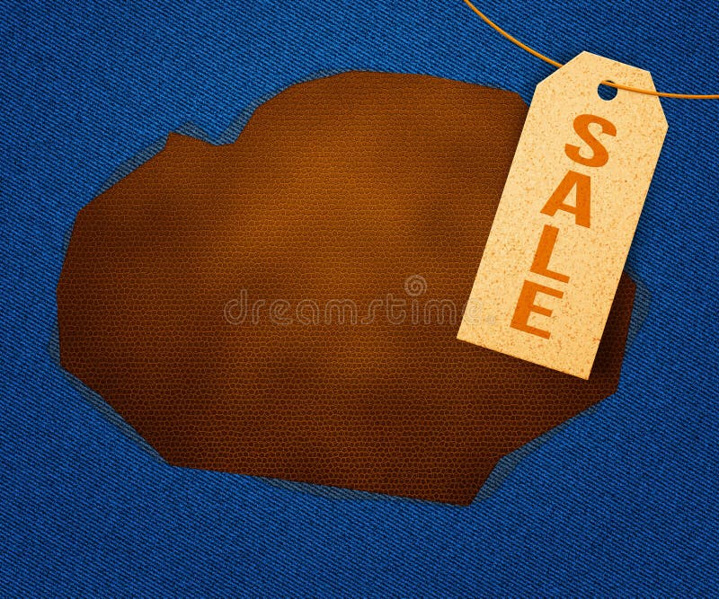 Sale of Clothes in the Store at Low Prices Stock Vector - Illustration ...
