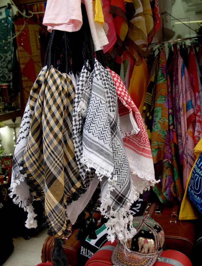 Sale of Clothes in the Ware Market in Jerusalem, Israel Stock Image ...
