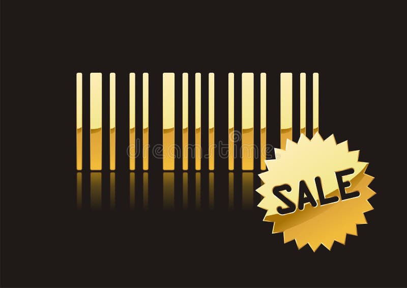 SALE code bar stock vector. Illustration of conceptual - 7276431