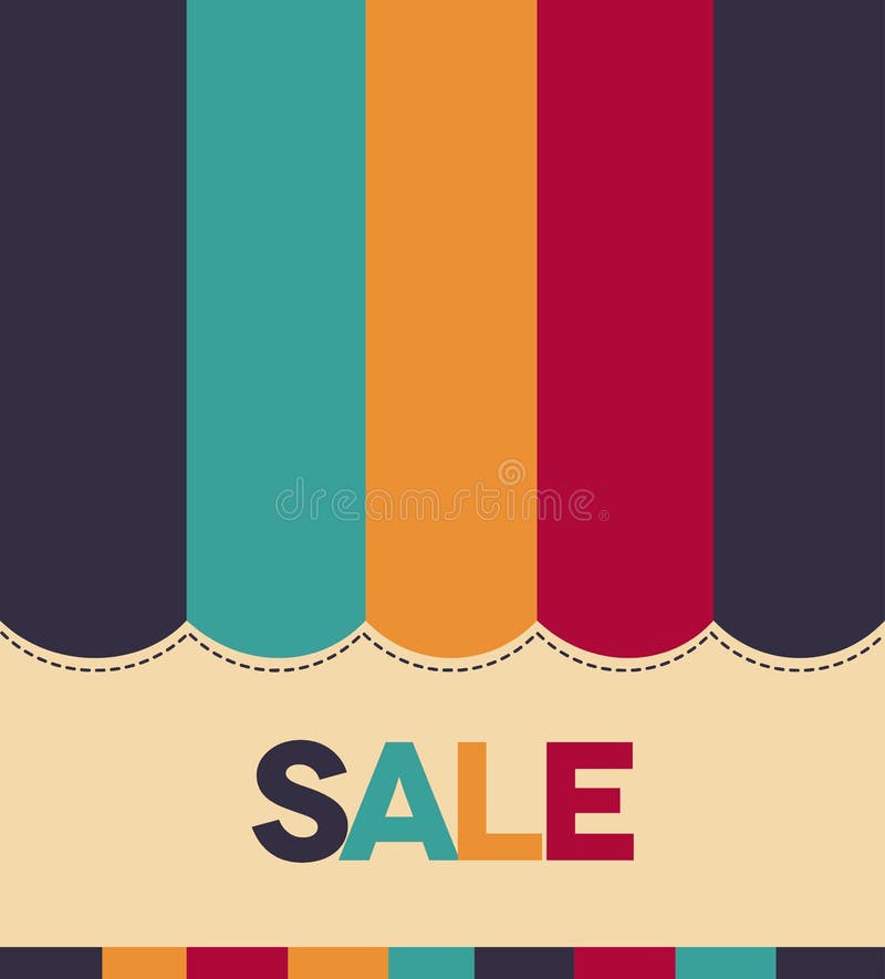 Design of Poster / Flyer for Shopping Sale Stock Vector - Illustration ...