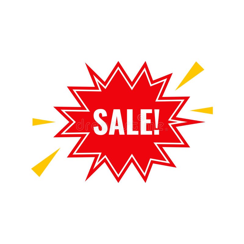 Sale Design Element for Advertising Stock Illustration - Illustration ...