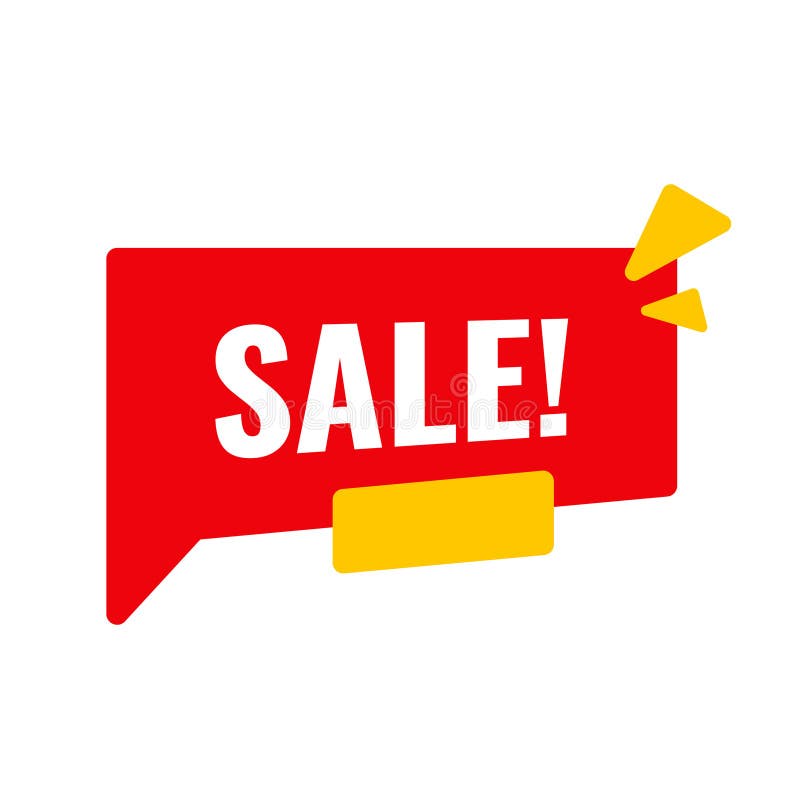 Sale Design Element for Advertising Stock Illustration - Illustration ...