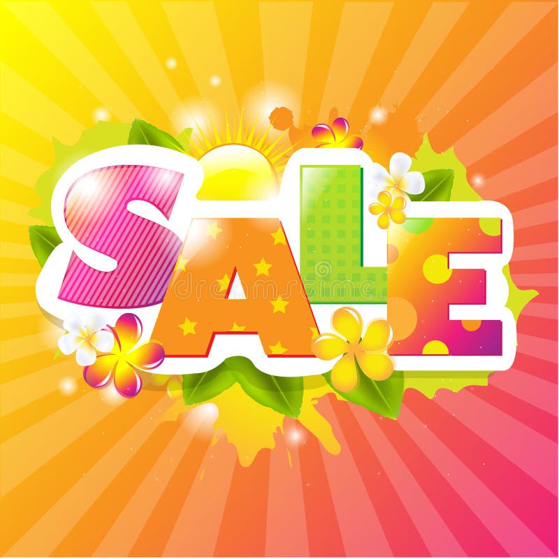 Sale Design Template stock vector. Illustration of customer - 24065926