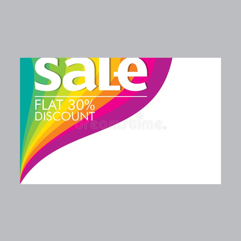 Sale design template stock vector. Illustration of sale - 57299668