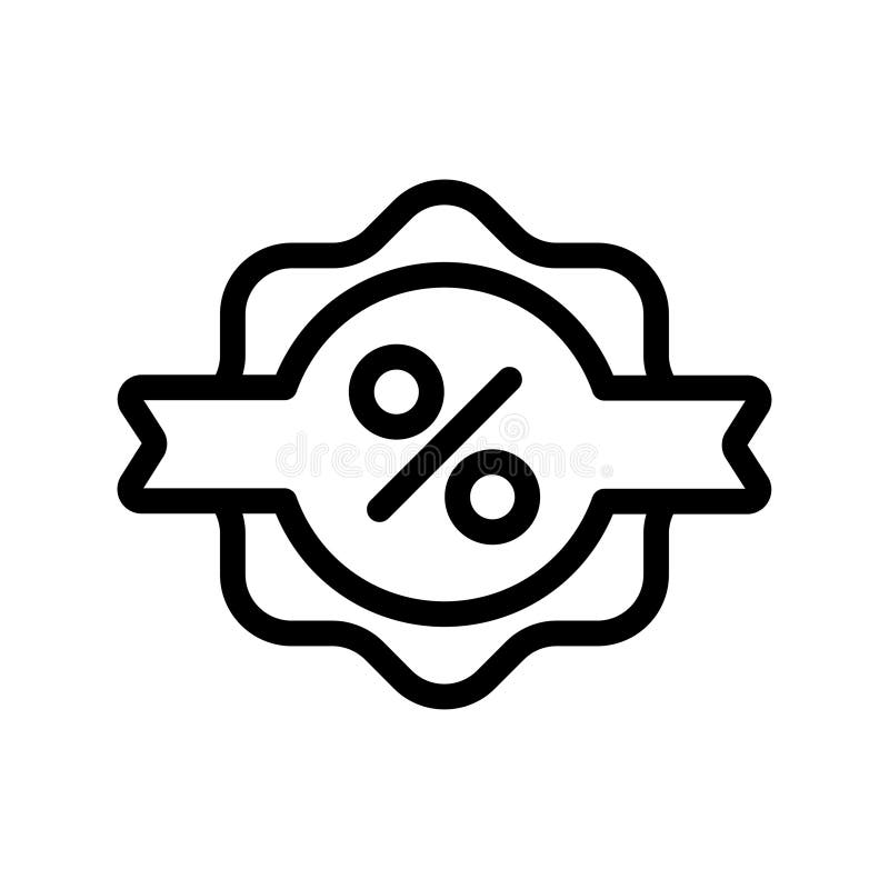 Sale discount icon stock illustration. Illustration of icon - 376868706