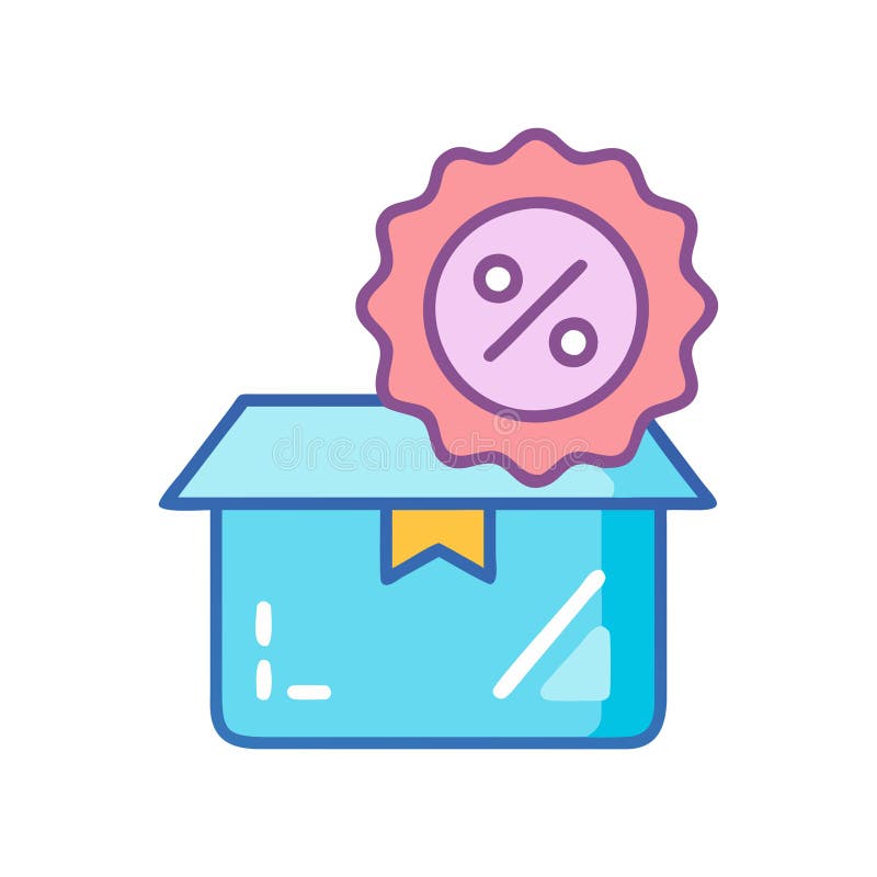 Sale Discount Icon for Product Promotion Stock Vector - Illustration of ...