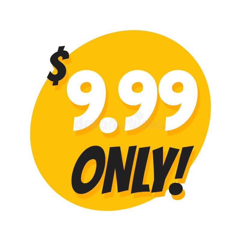 Sale 49 99 199 and 9.99 Dollars only Offer Badge Sticker Design in Flat ...