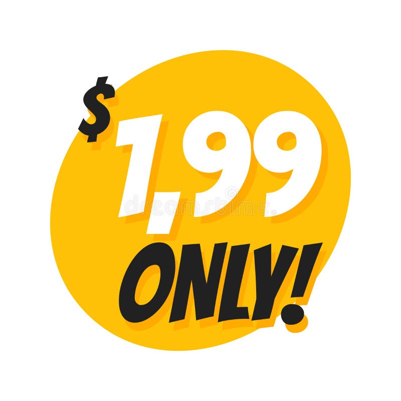 Sale 49 99 199 and 9.99 Dollars only Offer Badge Sticker Design in Flat ...