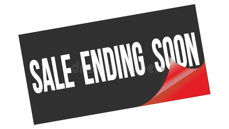 Ending Soon Sign. Ending Soon Vintage Retro Label Stock Vector ...