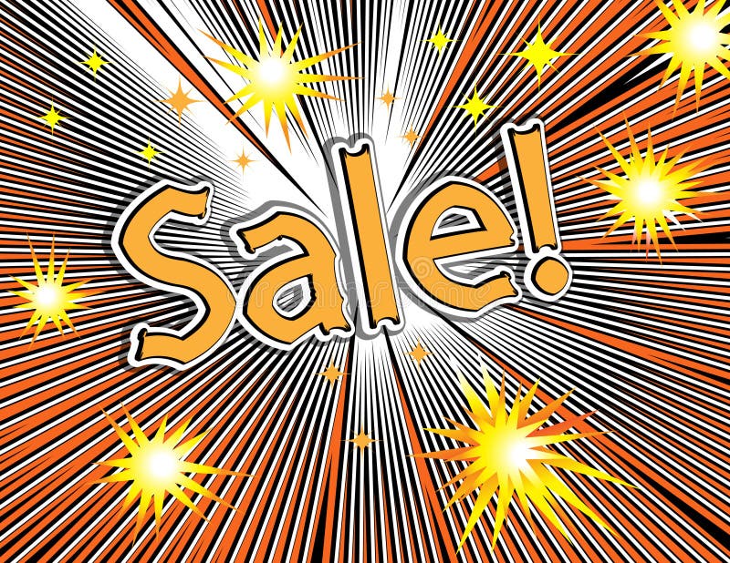 Sale Explosion stock vector. Illustration of texture - 25676541