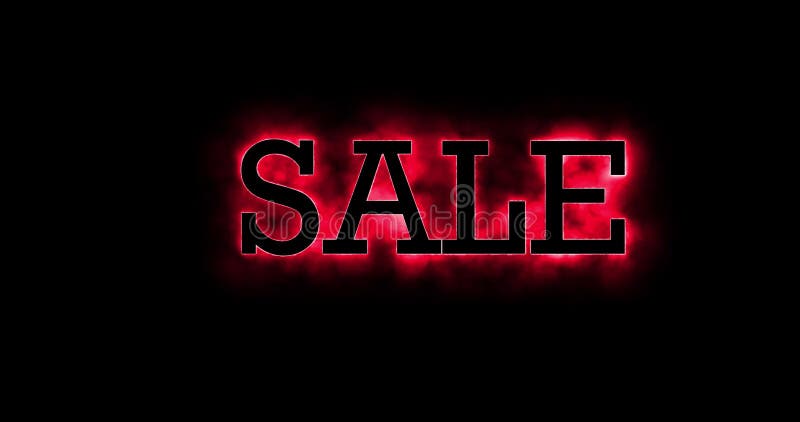 Sale Font, with Fire Effect, Red Word Sale, Burning Letters for Editing ...