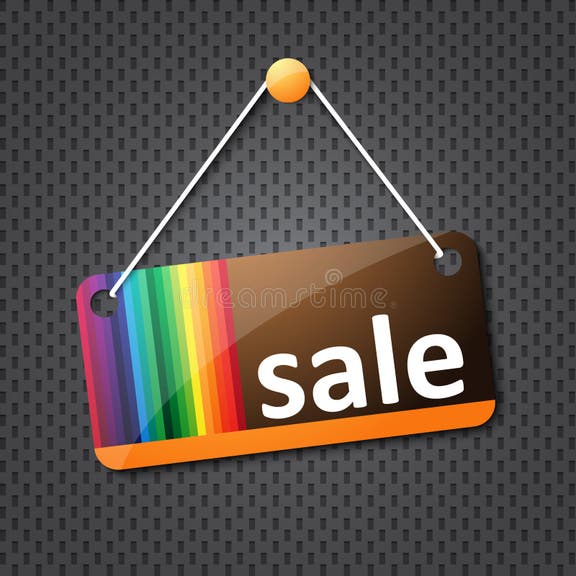 Sale hanging sign stock vector. Illustration of badge - 29023720