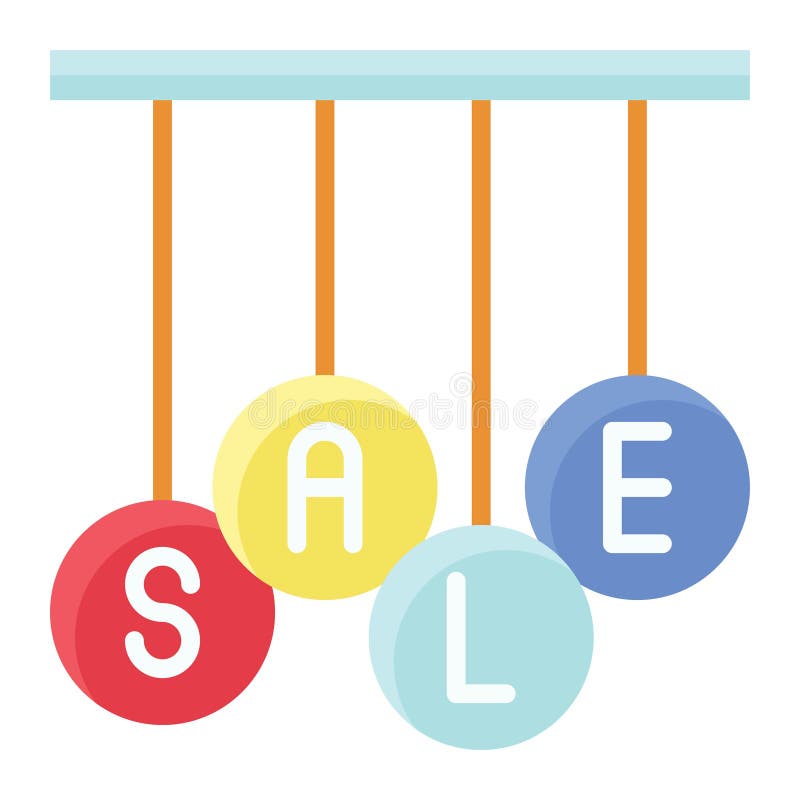 Sale Hanging Sign Icon, Summer Sale Related Vector Stock Vector ...