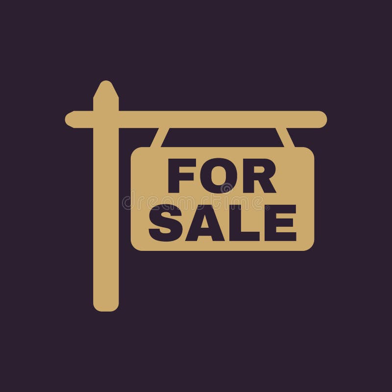 The for Sale Icon. Sale Symbol Stock Vector - Illustration of object ...