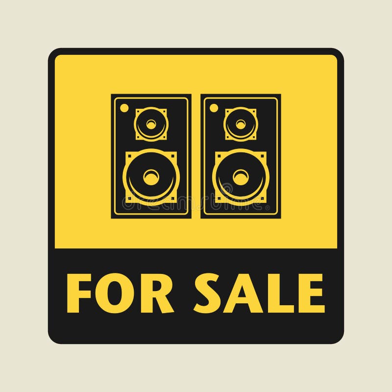 For Sale icon or sign stock vector. Illustration of dance - 129502835