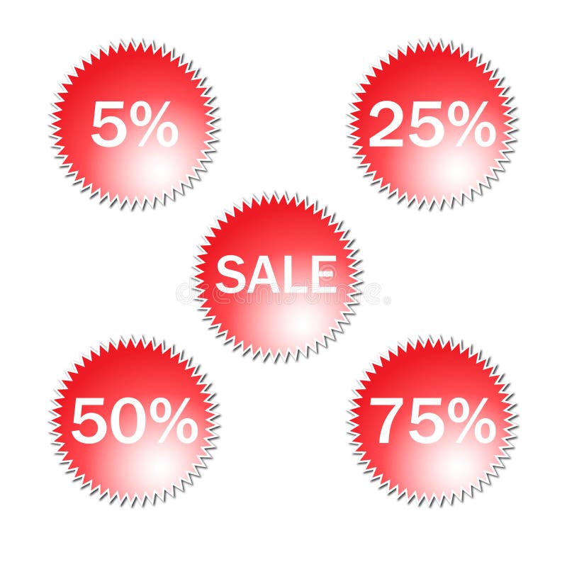 Sale Icons stock illustration. Illustration of buttons - 25928805