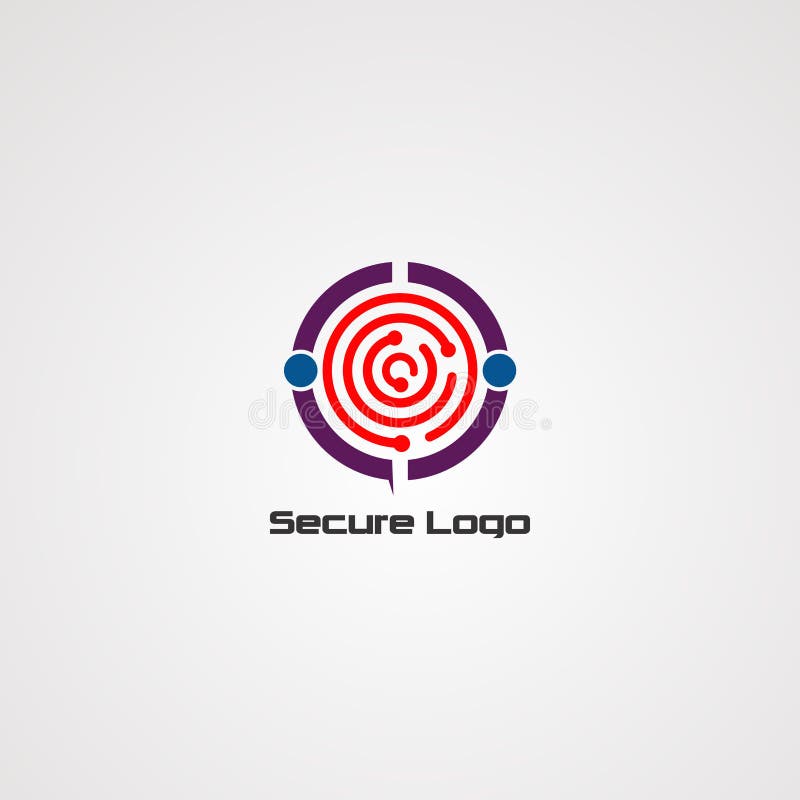 Secure Logo Vector, Icon, Element, and Template for Company Stock ...