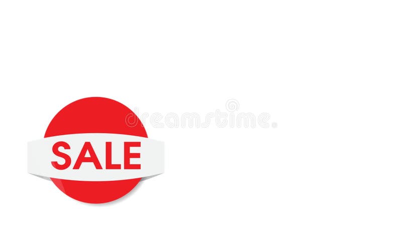 Sale Label with Moving Shadow Stock Footage - Video of moving, promo ...