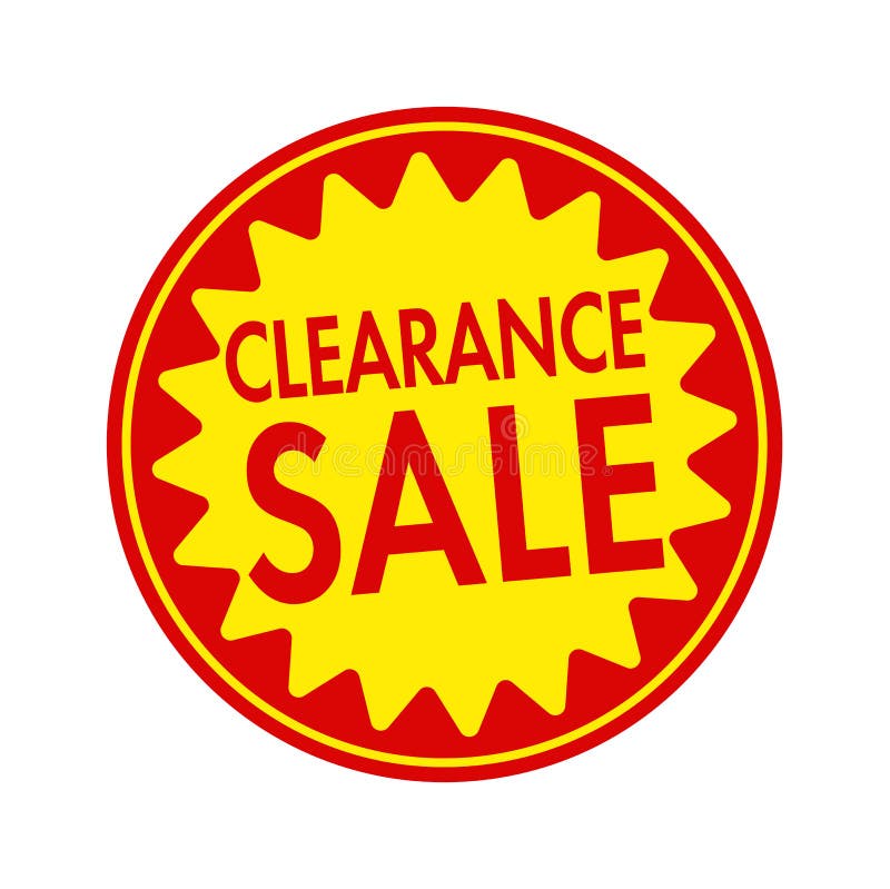 Sale Label Vector Illustration | Clearance Sale Stock Vector ...