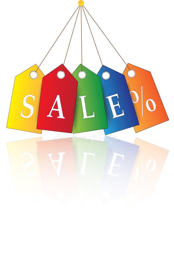 Sale label stock vector. Illustration of multicolor, percent - 82015170