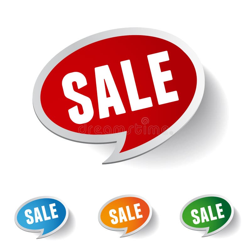 Sale Labels stock vector. Illustration of promotion, marketing - 30951072