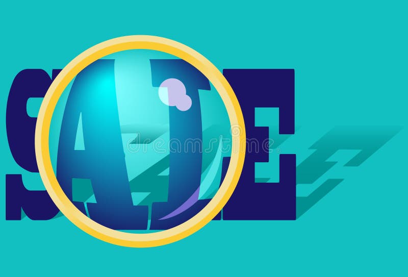 Sale and lens stock vector. Illustration of involve, sale - 9126459