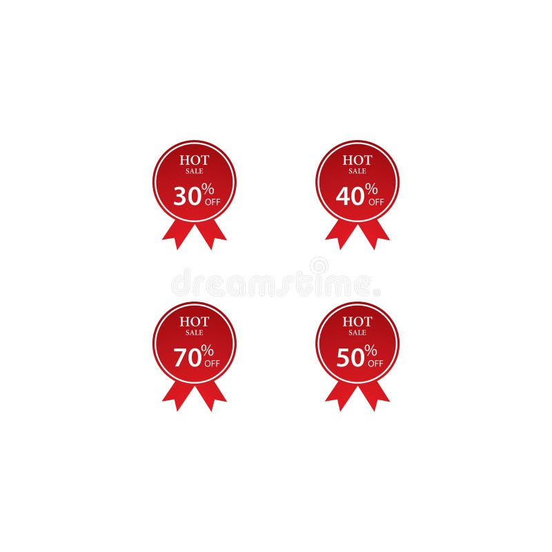 Sale logo template stock illustration. Illustration of element - 190684065