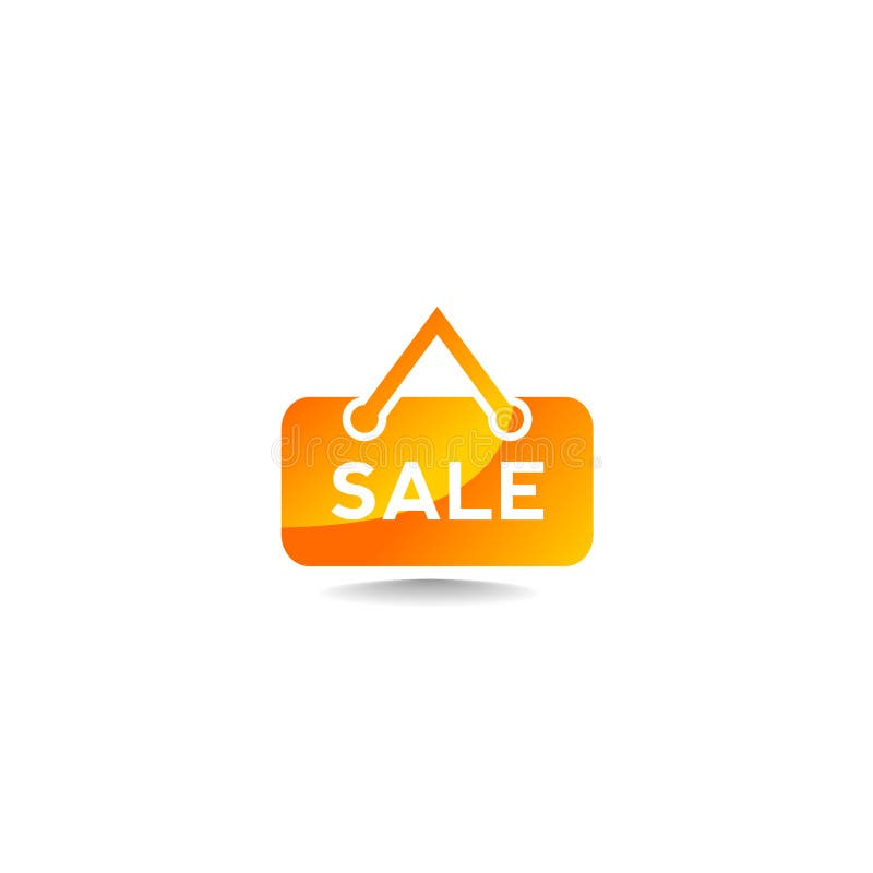 Sale Logo Vector Design Template Background Stock Vector - Illustration ...