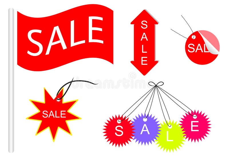 Sale Message and Icon Cargo Design Stock Vector - Illustration of ...