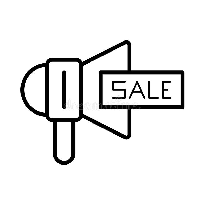 Sale, Mic, Sound, Ads, Sale Ads Icon Stock Vector - Illustration of ...