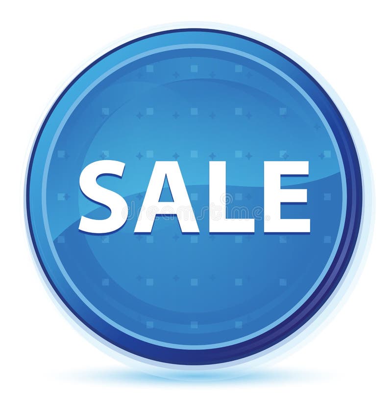 Sale Midnight Blue Prime Round Button Stock Vector - Illustration of ...