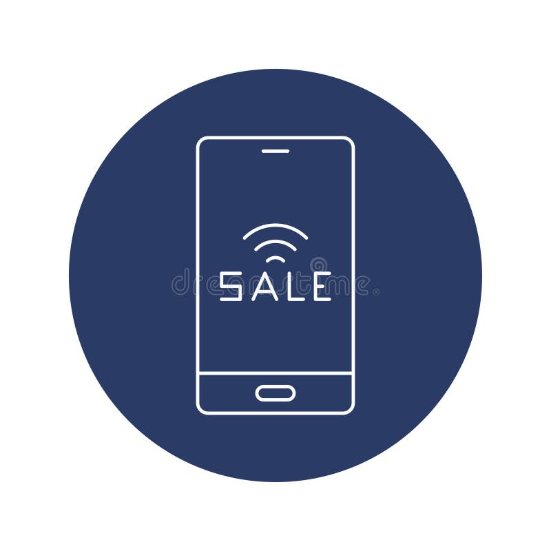 Sale, Mobile, Phone, Sale on Phone Icon Stock Vector - Illustration of ...