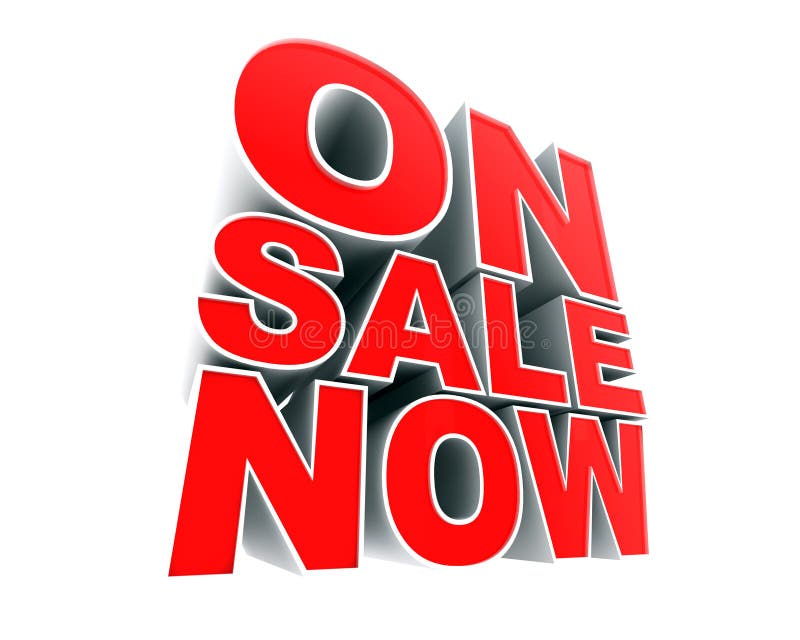 On Sale Now stock illustration. Illustration of january - 13156498