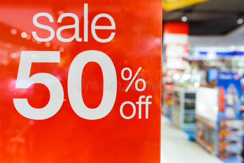 50 Percent Off Promotional Sign Stock Photos - Free & Royalty-Free ...