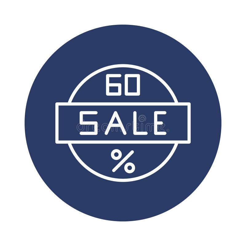 Sale, Offer, 60 Off, Sale Offer Badge Icon Stock Vector - Illustration ...