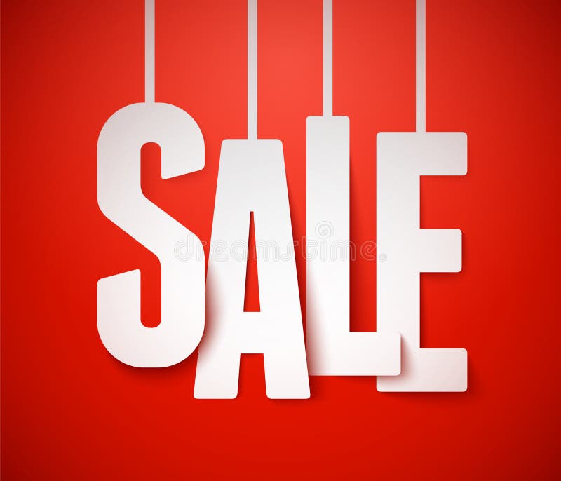 Sale paper. Vector. stock vector. Illustration of percent - 37632091