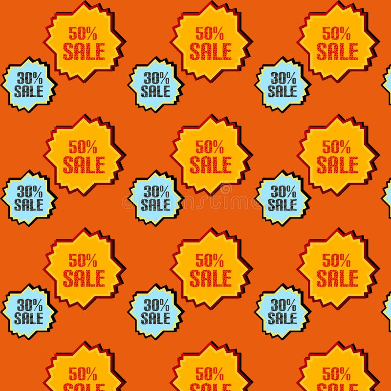 Sale Pattern with Bubble stock illustration. Illustration of card ...