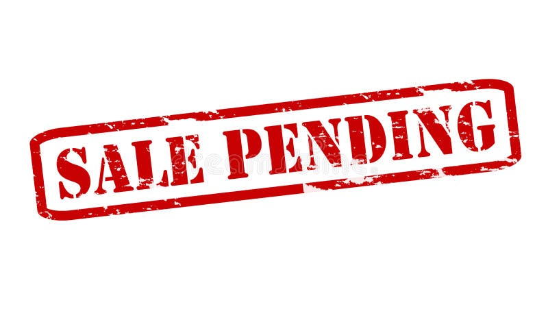 Sale Pending Red Ribbon or Banner Design Stock Vector - Illustration of ...