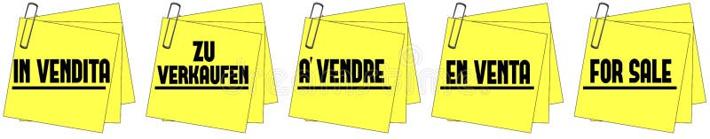 Post it with the Words Last Minute Offers Isolated Stock Illustration ...