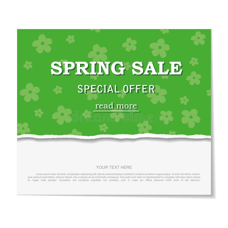 Sale Poster. Design Template for Holiday Sa Stock Illustration ...