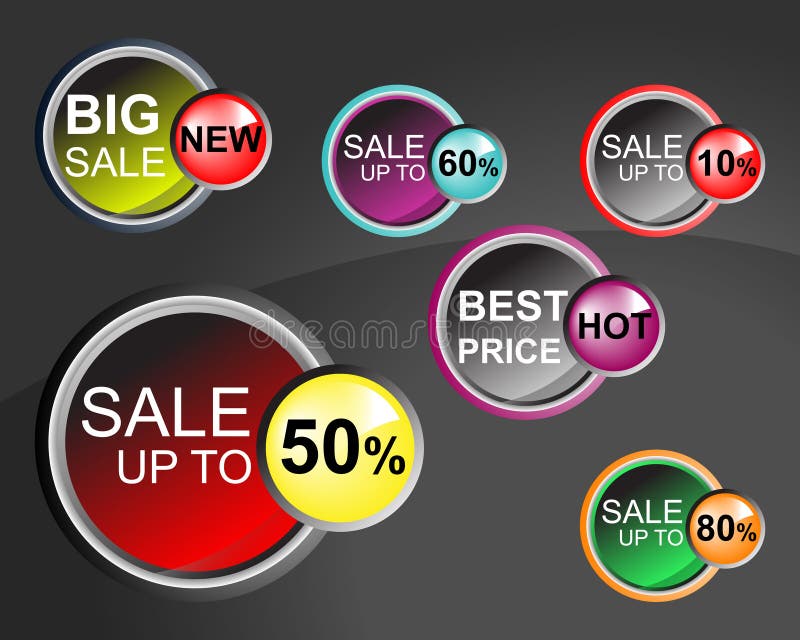 Sale price label stock vector. Illustration of percent - 61918799