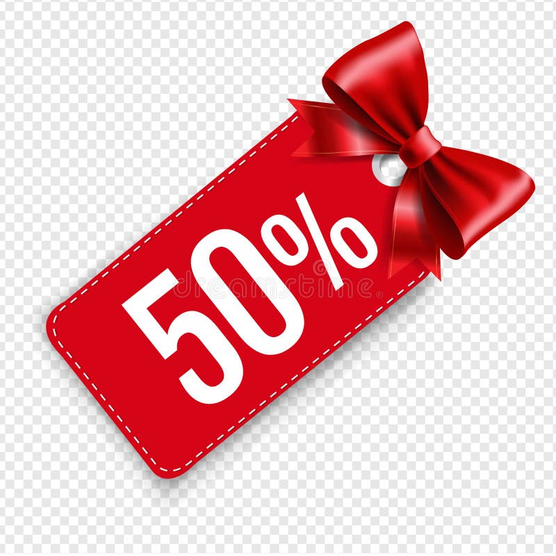 Sale Price Tags with Isolated Transparent Background Stock Vector ...
