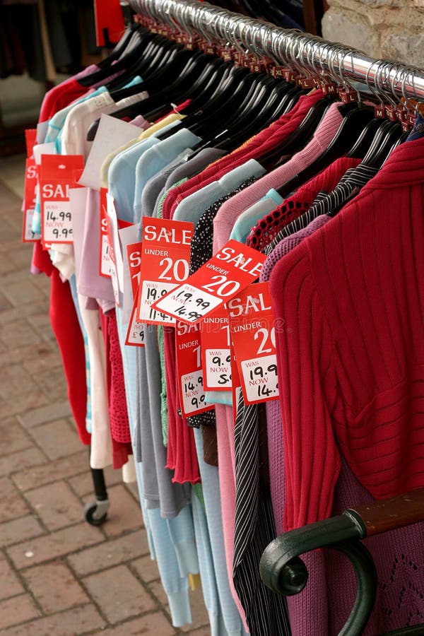 Sale rack stock photo. Image of coat, jumper, sweater - 2828670