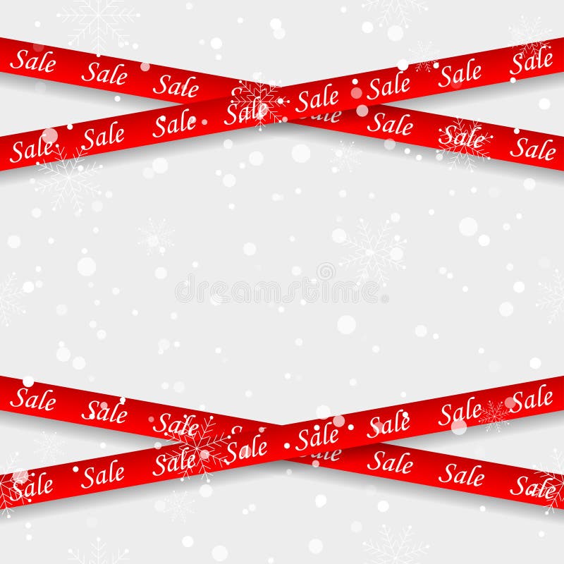 Sale.Red Ribbon.Vector. stock vector. Illustration of card - 104601571