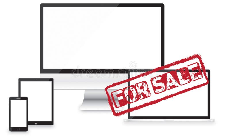 For Sale Responsive Web Design and Website Development Vector Devices ...