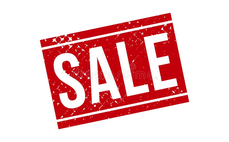 Sale Rubber Stamp. Red Sale Rubber Grunge Stamp Seal Vector ...