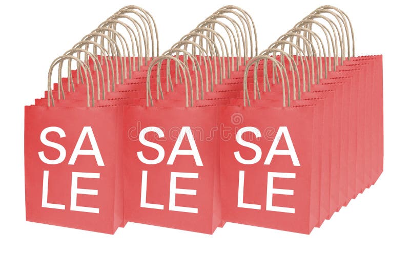 Sale shopping bags stock illustration. Illustration of design - 77399840