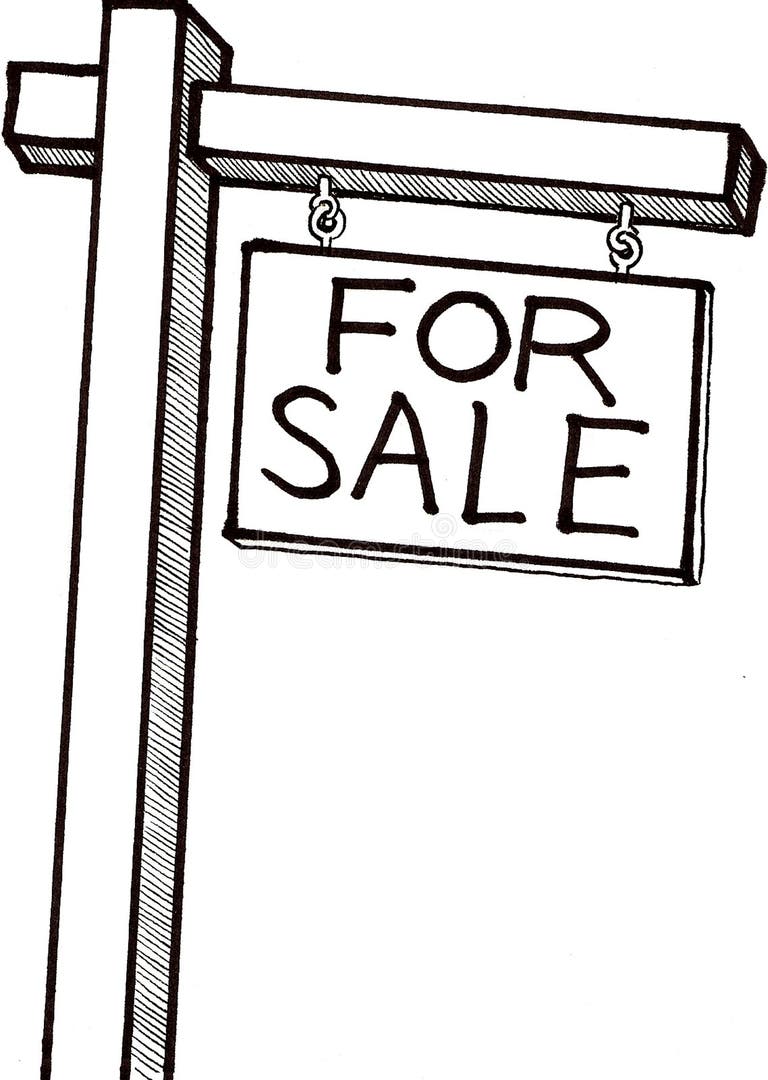Black Simple House Sale Sign Stock Illustrations – 3,785 Black Simple ...