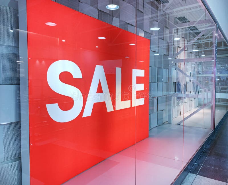 Sale sign stock photo. Image of decorative, light, mall - 239046084