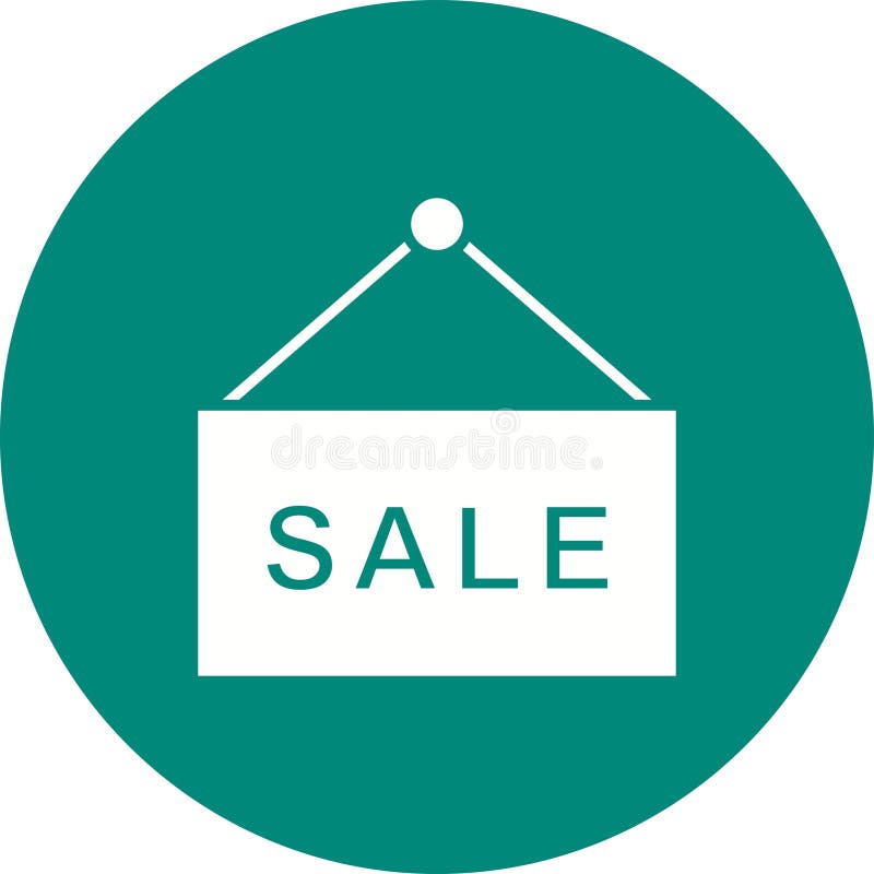 Sale Sign Icon Vector Image. Stock Vector - Illustration of outline ...